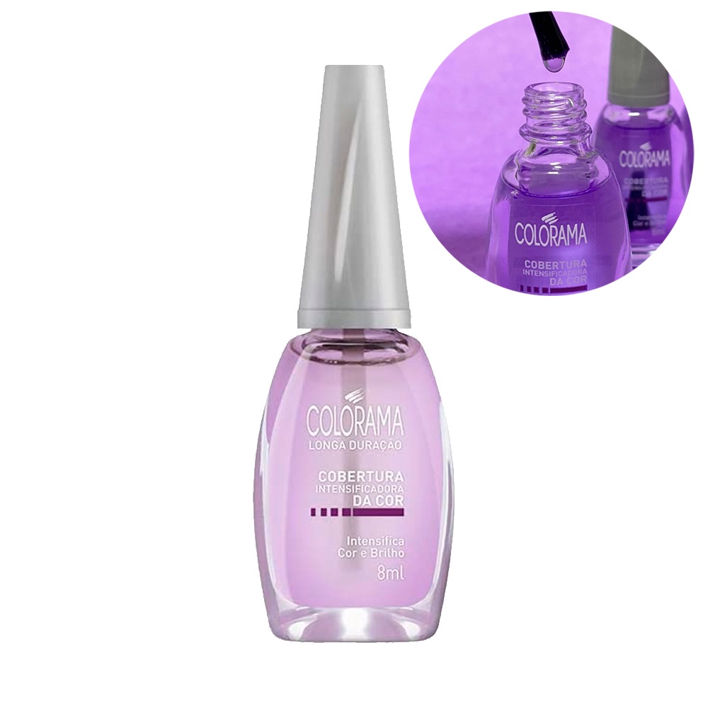 Esmalte Cobertura Intensificadora da Cor Colorama 8ml | Shopee Brasil
