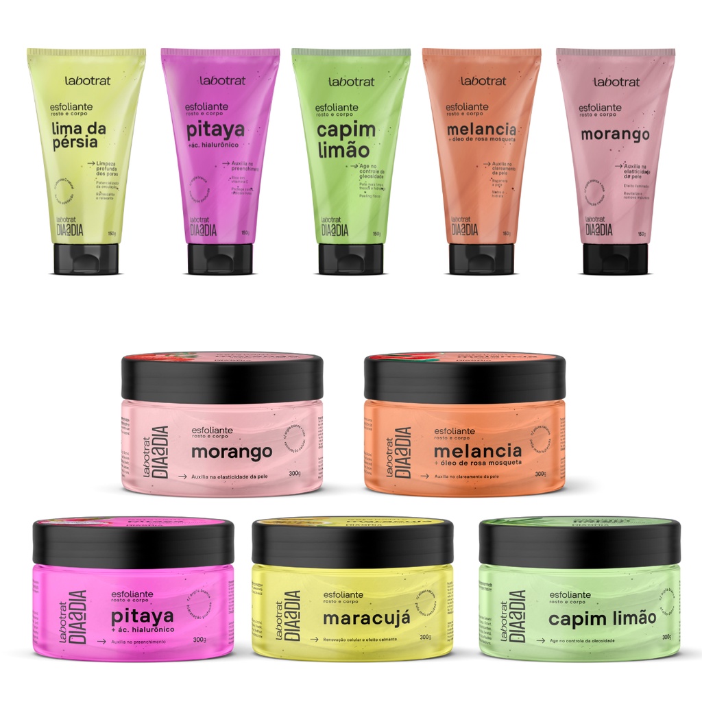 Esfoliante Corporal e Facial Frutas Labotrat | Shopee Brasil