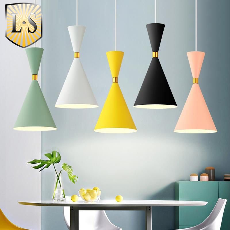 Lustre De Restaurante Nórdico Candeeiro macaron Moderno Simples ...