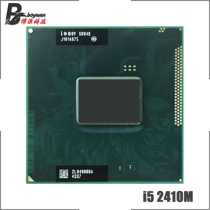 Intel Core i5-2410M i5 2410M SR04B 2.3 GHz Processador CPU De Quad-Fios De 3M 35W G2/rPGA988B ...