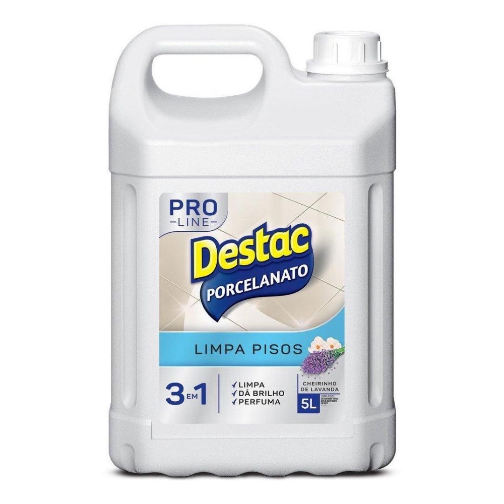 Limpador com Brilho Destac Porcelanatos 5L Pro Line | Shopee Brasil