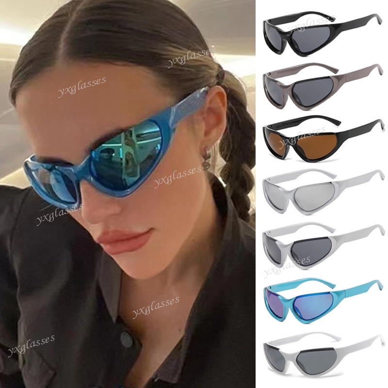 Futura Textura De Tecnologia Y2K Óculos De Sol Esportivos Y2K Para Mulheres E Homens Viajam ...