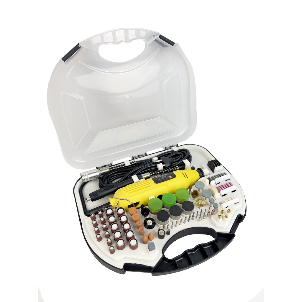 Micro Mini Retifica Multifunções Profissional 210pçs 400w Com Maleta ...