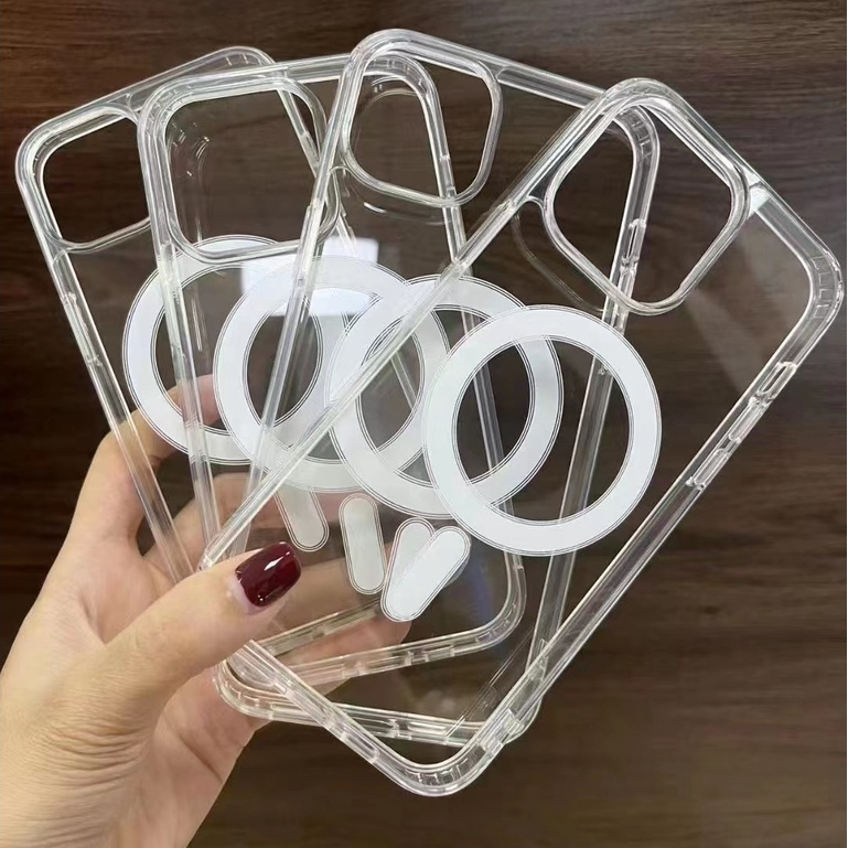 For Apple Magsafe Case on For iPhone 13 12 Mini 11 14 Pro Max XS XR X 8 ...